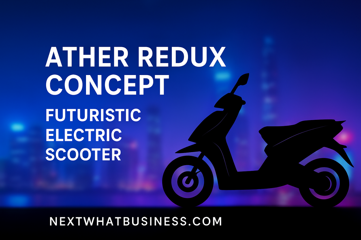 Ather Redux Concept - Futuristic Electric Scooter With Adaptive Design